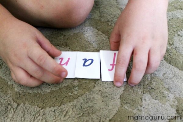 Montessori Movable Alphabet DIY • Mamaguru